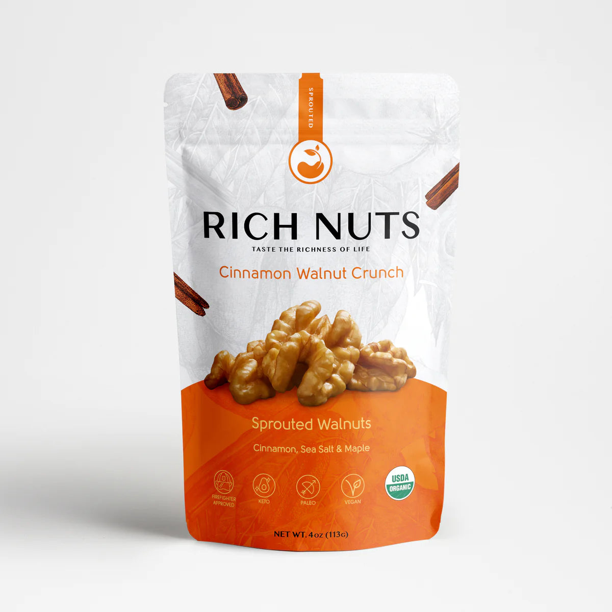 Rich Nuts-Cinnamon Walnut Crunch – Golden Door Country Store